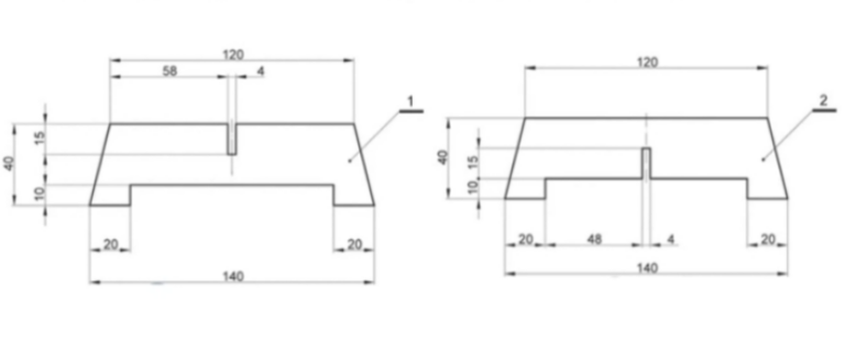 Crtanje tehničkog crteža sa elementima – test za 5. razred - Provere znanja