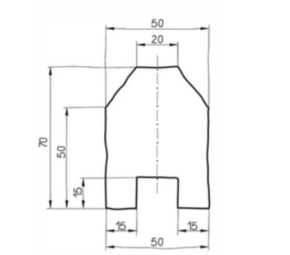 Crtanje tehničkog crteža sa elementima – test za 5. razred - Provere znanja